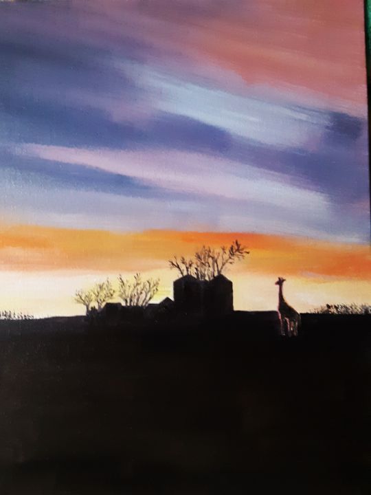 Akeelah loves Sunrises - Nancy Moseley - Paintings & Prints, Animals ...