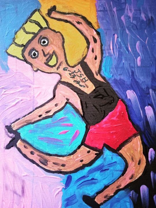 Alex On The Dance Floor - Jonathan Sammuel Harrold - Paintings & Prints ...