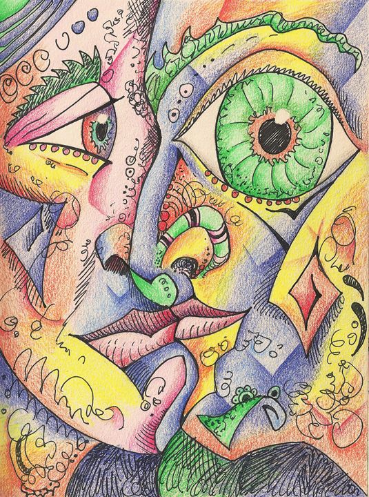 Cubist Color Study II - Nathan Perry Fine Art - Drawings & Illustration ...