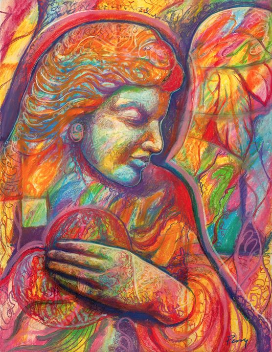 Saint of Mercy - Nathan Perry Fine Art - Drawings & Illustration ...