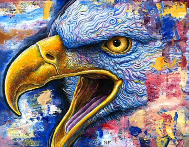 Eagle Call - Nathan Perry Fine Art - Paintings & Prints, Animals, Birds ...