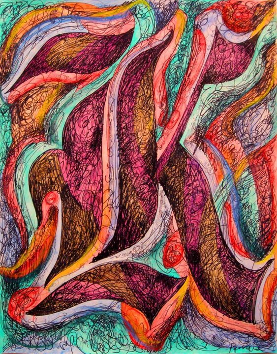 K - Nathan Perry Fine Art - Drawings & Illustration, Abstract ... K - Nathan Perry Fine Art - Drawings & Illustration, Abstract ...