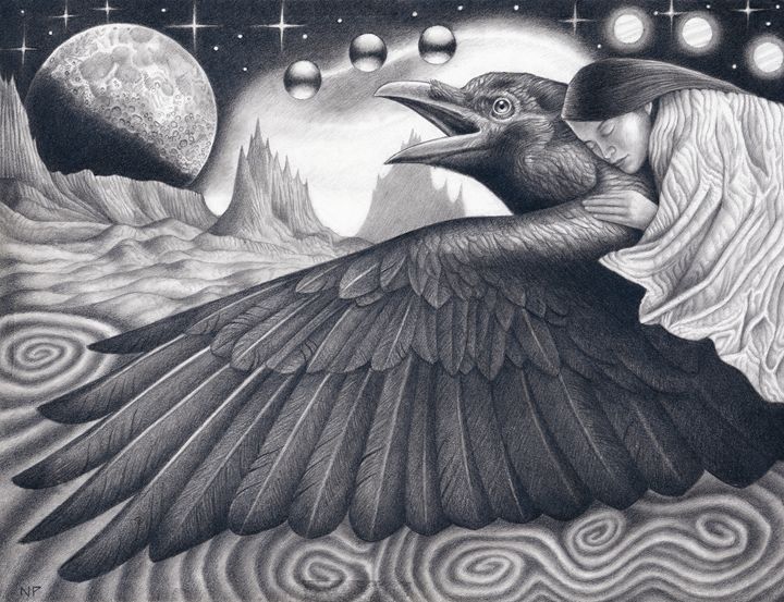 Dream Flight - Nathan Perry Fine Art - Drawings & Illustration, Fantasy ...