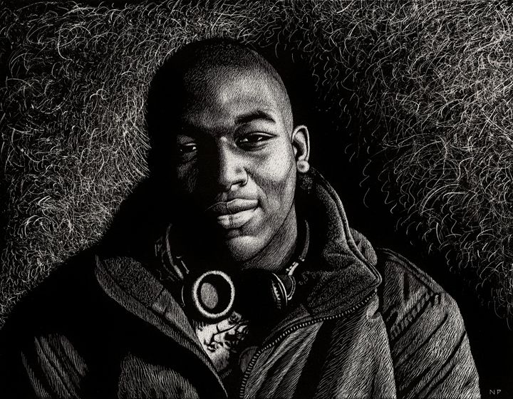 DJ - Nathan Perry Fine Art - Drawings & Illustration, People & Figures ... DJ - Nathan Perry Fine Art - Drawings & Illustration, People & Figures ...