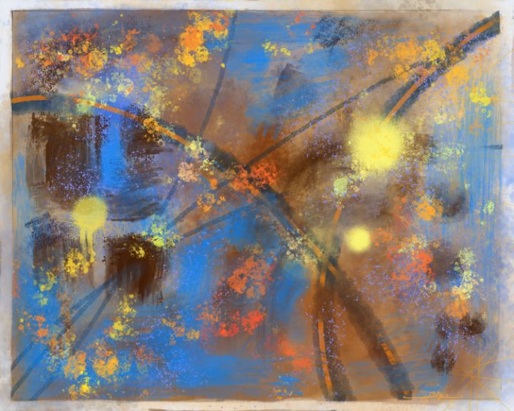 Difference of Opinion - Daniel Akin Art - Digital Art & AI, Abstract ...