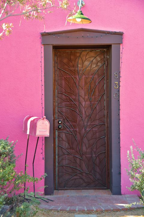 Pink Door and Mail Box - Richard W. Jenkins Gallery - Photography ...