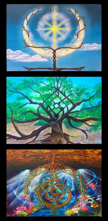 The Cosmos Sigil - Calypso LunaSea Art - Paintings & Prints, Religion ...