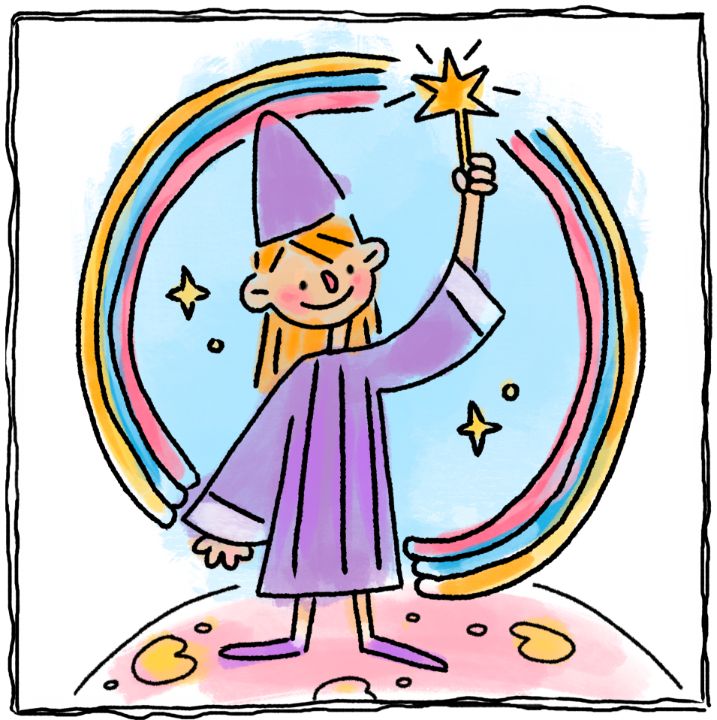 Magician Girl - NIZAM - Drawings & Illustration, Childrens Art, Other ...