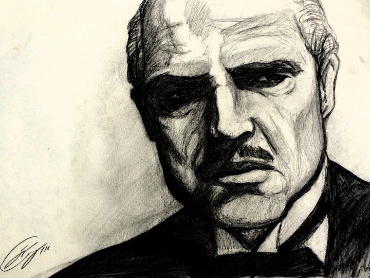 Godfather - Movie Icons - Drawings & Illustration, Entertainment ...