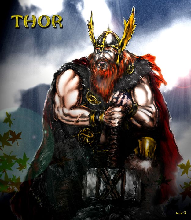 Thor (Color Finished) - Nate's Illustration and Art - Digital Art ...