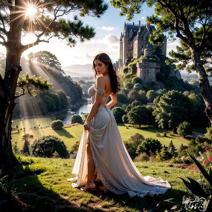 Lady of The Castle - Nate's Illustration and Art - Digital Art & AI ...