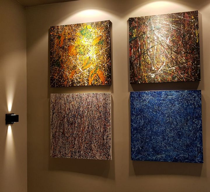 Ensays Expression Abstract 001 - M.Fernandes - Paintings & Prints ...