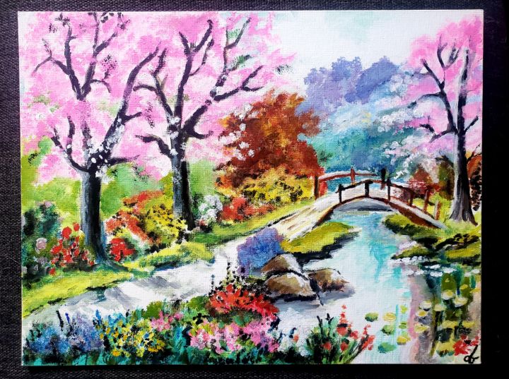 As Fresh as Spring Rain - Oneisha's Artworld - Paintings & Prints ...