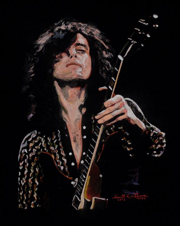 Jimmy Page - Kenneth R. Williams- 4U2C - Drawings & Illustration ...