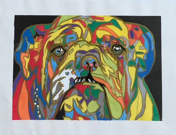 Bulldog - Hidden Gems Art Gallery - Paintings & Prints, Animals, Birds ... Bulldog - Hidden Gems Art Gallery - Paintings & Prints, Animals, Birds ...