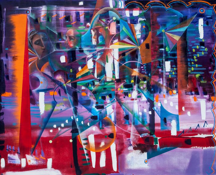 Ritual of Abduction - Art by Arciniega - Paintings & Prints, Abstract ...