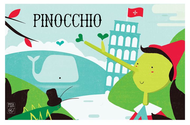 Pinocchio in Pisa, Italy - Marco Baccioli - Drawings & Illustration ...