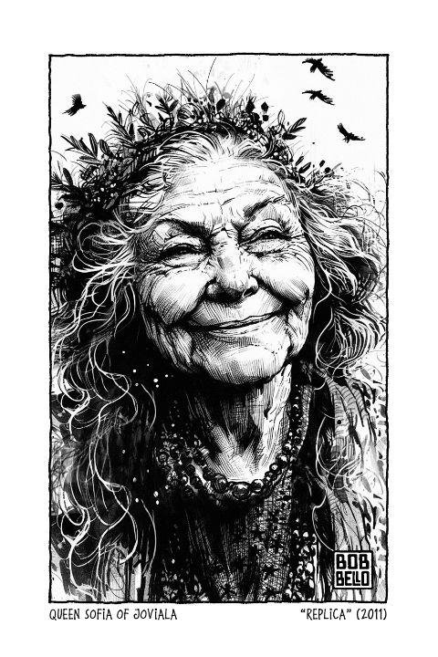 Queen Sofia of Joviala - The Sci-Fi World of Bob Bello - Drawings ...