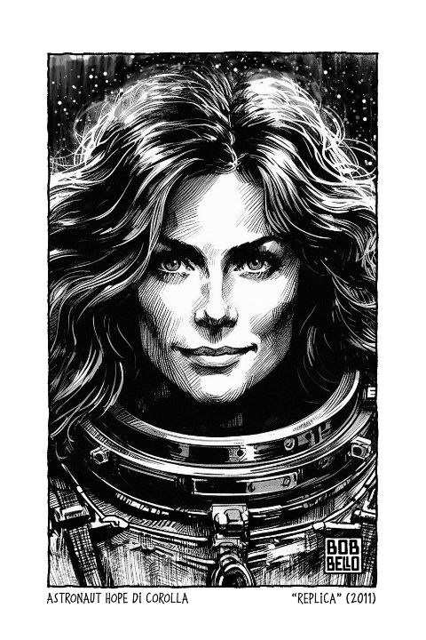 Astronaut Hope Di Corolla - The Sci-Fi World of Bob Bello - Drawings ...
