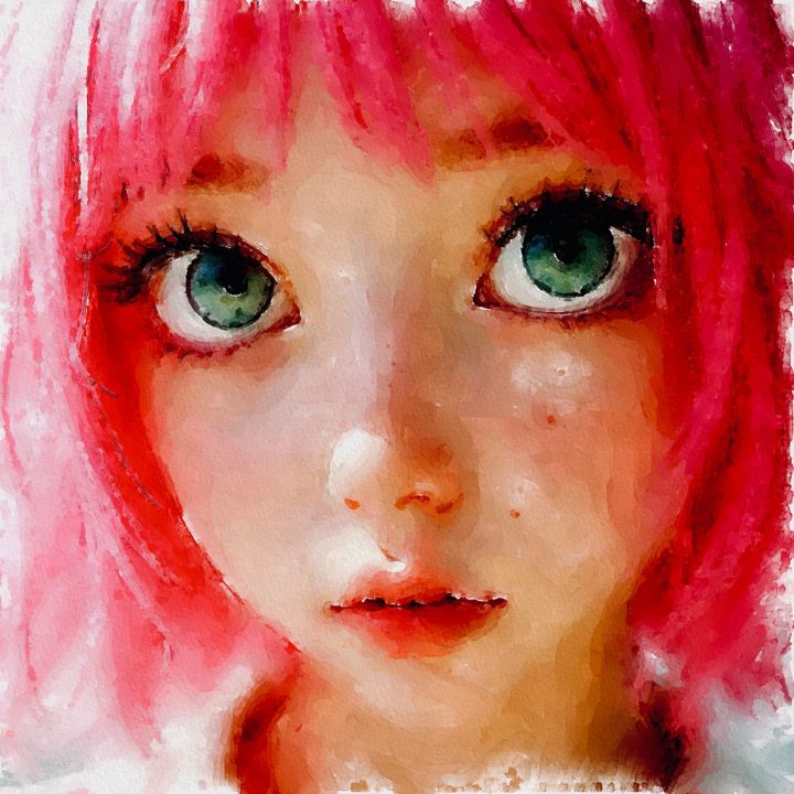 Gaze of Innocence - Planet Utoppia - Paintings & Prints, People ...