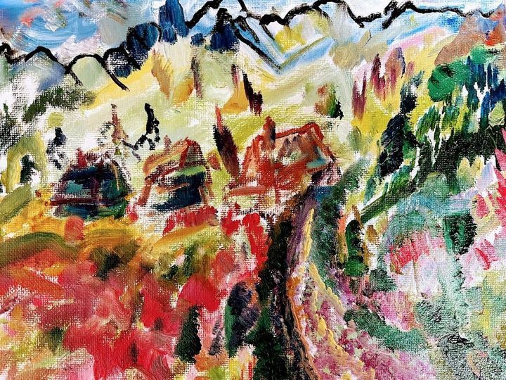 Abstractive landscape. Valley Gasie - Panuszka's paintings - Digital ...