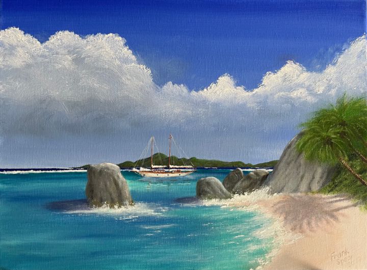 Pacific Holiday - Frank Spear - Paintings & Prints, Landscapes & Nature ...