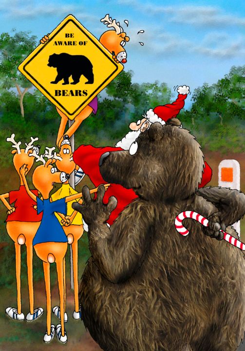 Bear Country - Frank Spear - Drawings & Illustration, Holidays ...