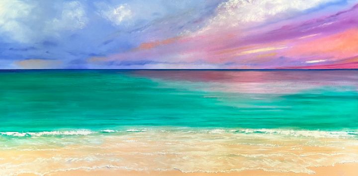 Indian Ocean Sunset - Frank Spear - Paintings & Prints, Landscapes ...