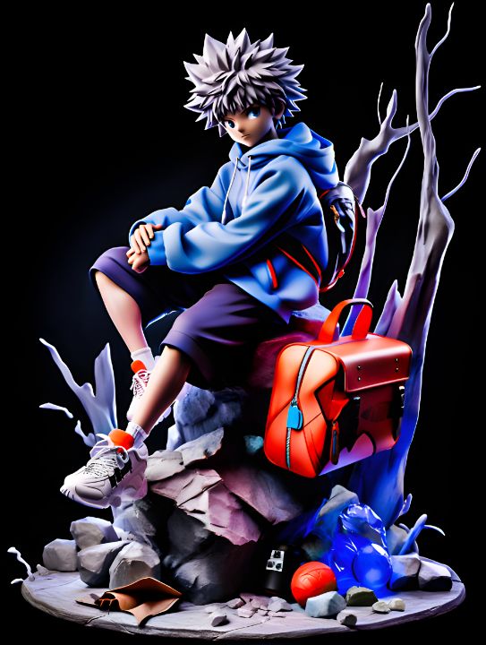 mhchin_full_body_pose_Killua_Zoldyck - ADY_ARTS - Digital Art & AI ...