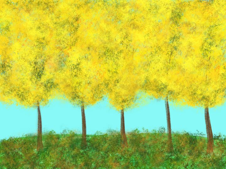 Sunny Trees - ebd artworks - Digital Art & AI, Landscapes & Nature ...