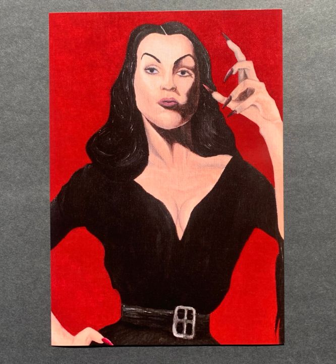 Vampira Print - Rook Maven - Paintings & Prints, People & Figures ...
