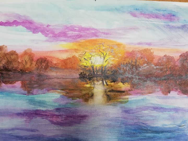 Небесная лазурь - Landscapes - Paintings & Prints, Landscapes & Nature ...