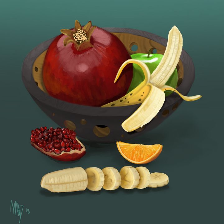 Fruit Bowl - Doom Bucket - Paintings & Prints, Food & Beverage, Fruit ...