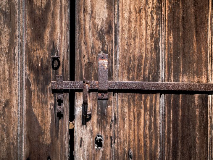 Old Gate with Rusty Lock - Art By Dominic - Photography, Buildings ...