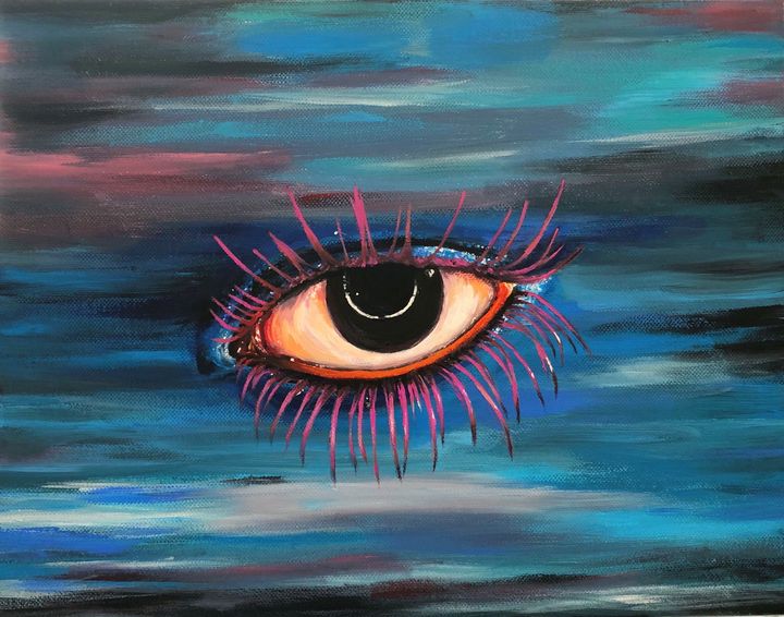 Spider Lashes - Morgan Gunther - Paintings & Prints, Abstract, Other ...
