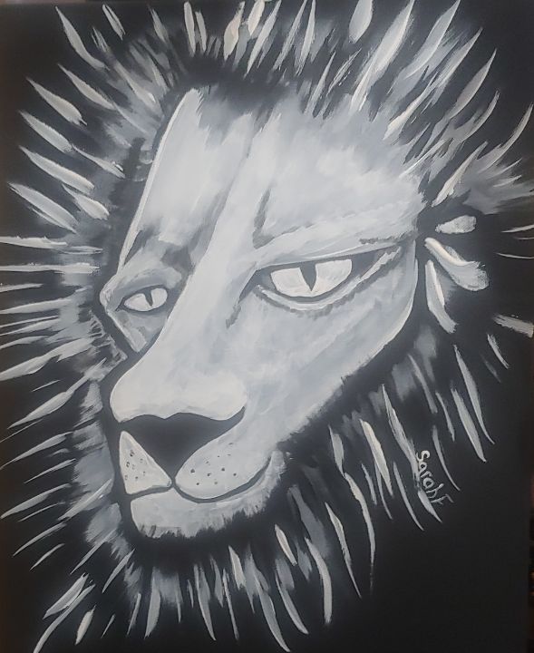 The Lion Within - SNS by Sarah - Paintings & Prints, Animals, Birds ...