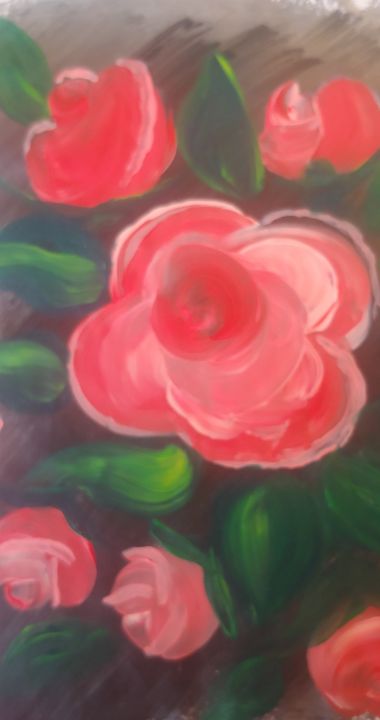 Fresh Cut Roses - SNS by Sarah - Paintings & Prints, Flowers, Plants ...