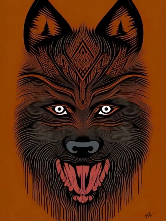 Thai Wolf Spirit Eternal Print - Arcane Whale Author 2024 - Drawings ...