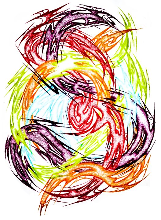 core - miscreant - Paintings & Prints, Abstract, Irregular Forms - ArtPal