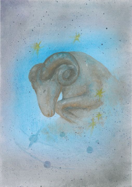 Zodiac Aries - artbyluko - Paintings & Prints, Religion, Philosophy ...