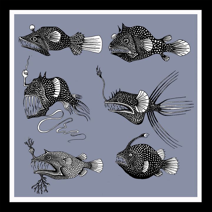 Variations on sea-devils - Rough for Radio - Drawings & Illustration ...