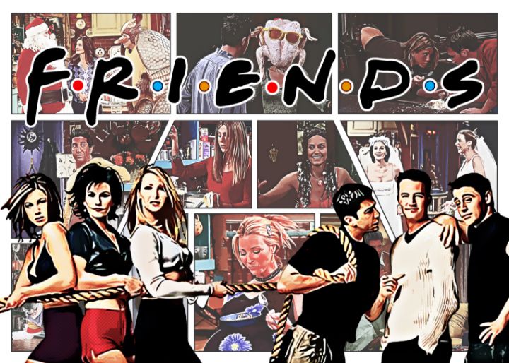 Friends - GRAPHICMYSTICAL - Paintings & Prints, People & Figures ...