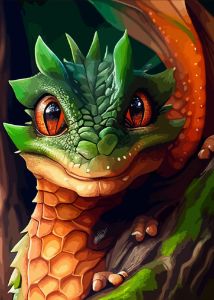 Dragon Leaf - GRAPHICMYSTICAL - Drawings & Illustration, Fantasy ...
