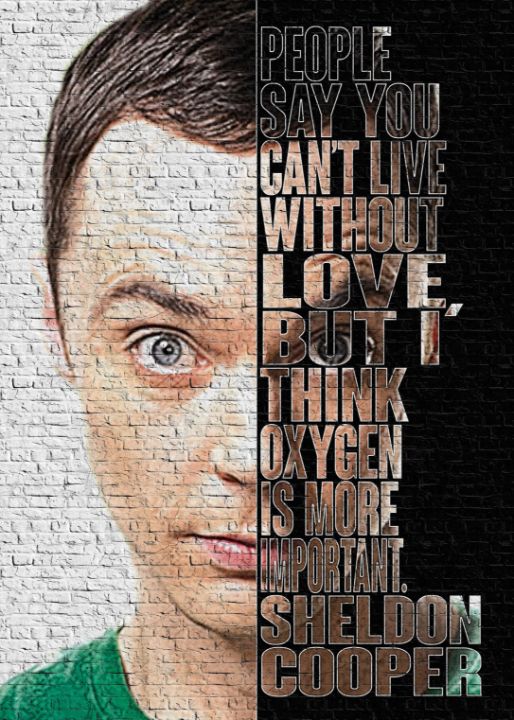 Sheldon Cooper - GRAPHICMYSTICAL - Paintings & Prints, People & Figures ...