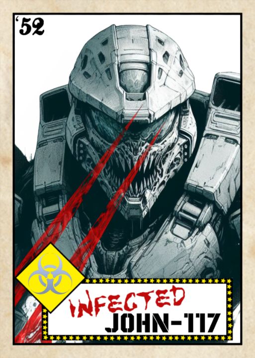 Infected Master Chief John-117 - MPRINTS - Paintings & Prints ...