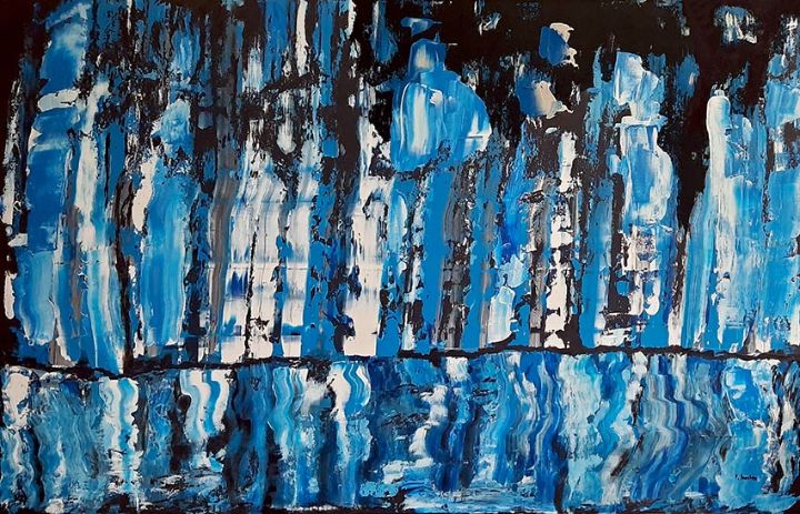 Blue Boreal - Patrick Joosten - Paintings & Prints, Abstract, Color ...