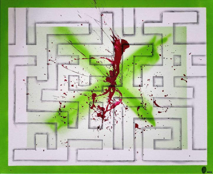 Urban Maze - Jousi - Paintings & Prints, Abstract, Other Abstract - ArtPal