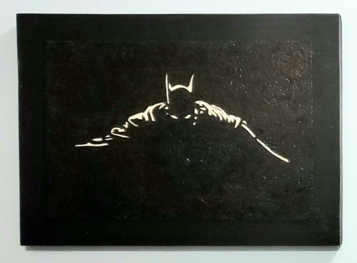 Pyrography Art of Batman - OleVar Art Studio - Crafts & Other Art ...