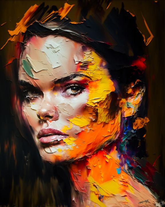 Pretty face Portrait - Beshoy Shenouda - Paintings & Prints, People ...