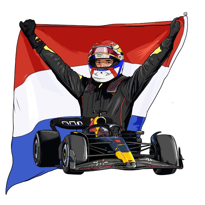 Max Verstappen - Lucas Artwork - Digital Art, Vehicles & Transportation ...